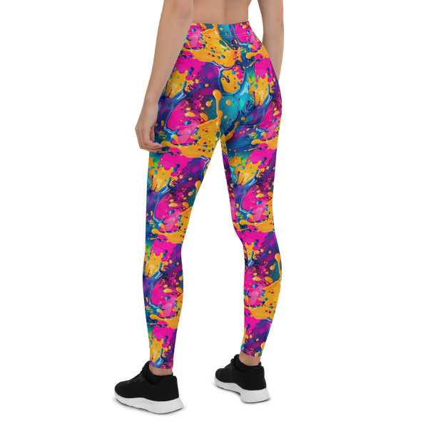Colorful Paint Splash Leggings