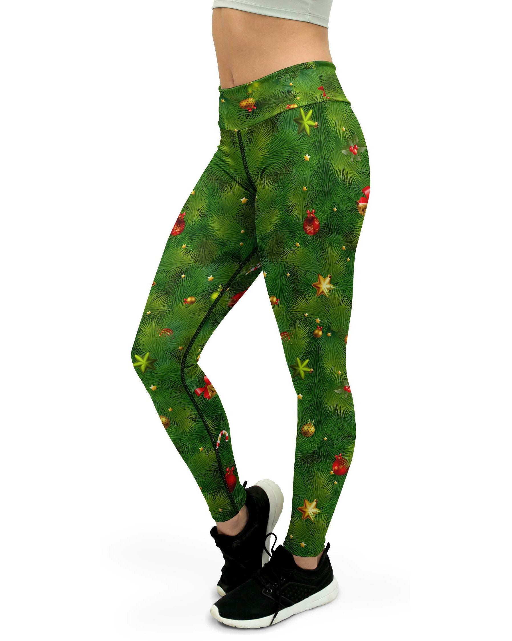 Realistic Christmas Tree Yoga Pants | Women's Leggings | GearBunch
