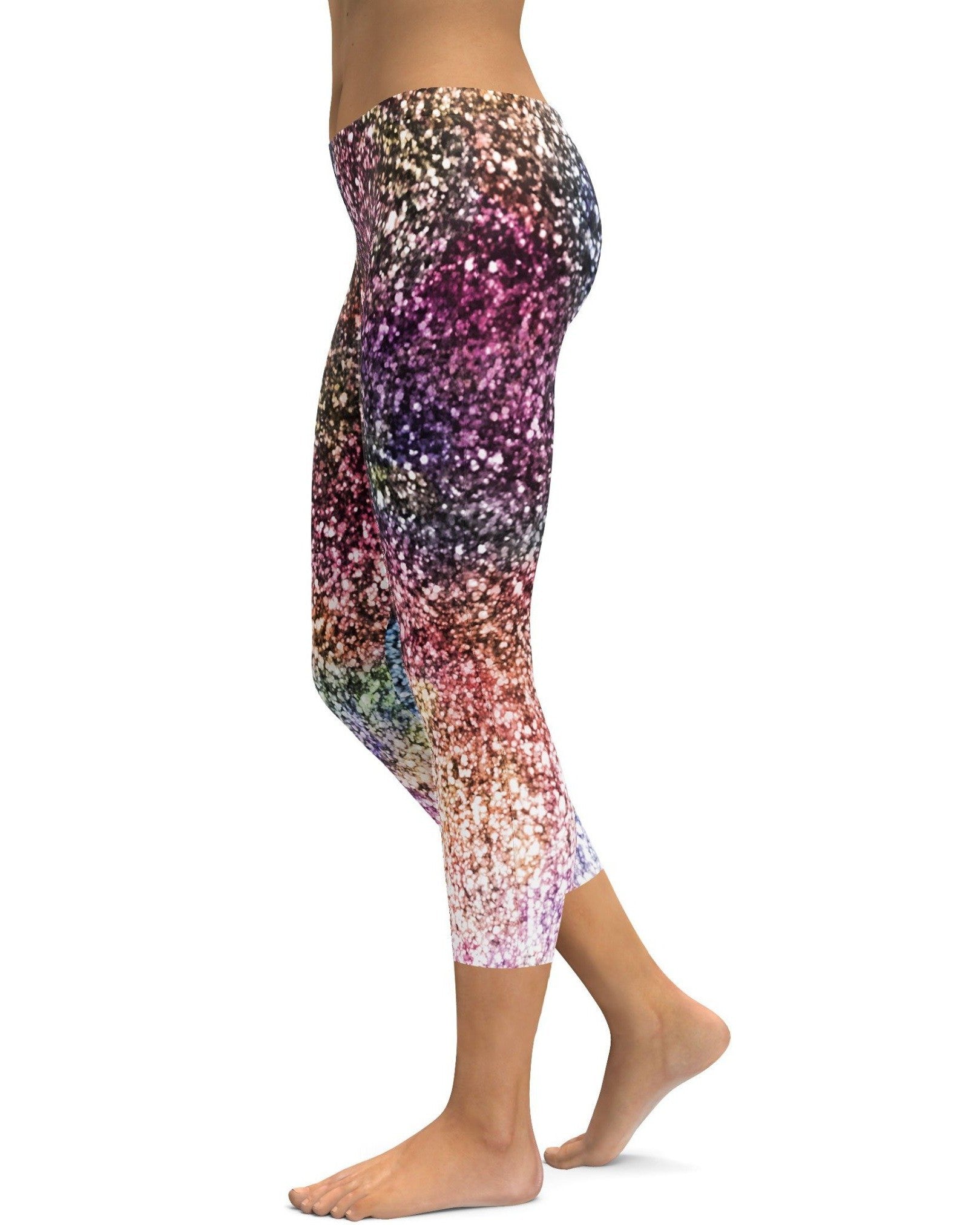 Colorful Sparkles Capris | Women's Capris | GearBunch