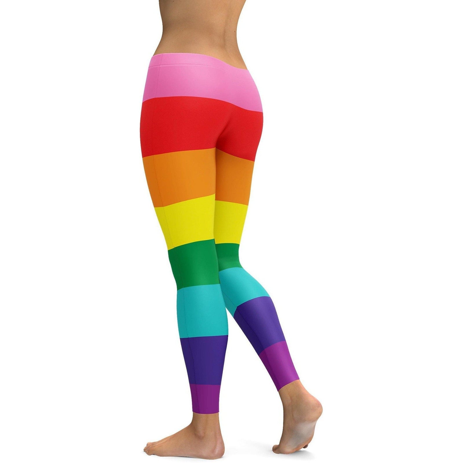 Lgbt Rainbow Flag Leggings | Women's Leggings | GearBunch