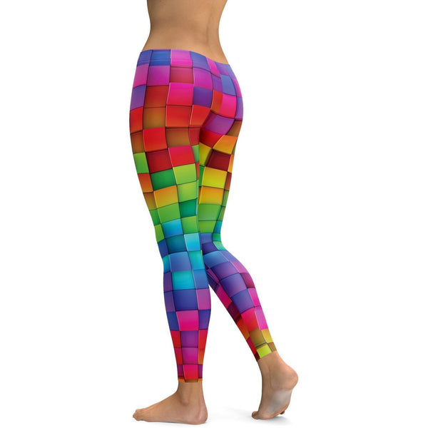 Rainbow Blocks Leggings – GearBunch