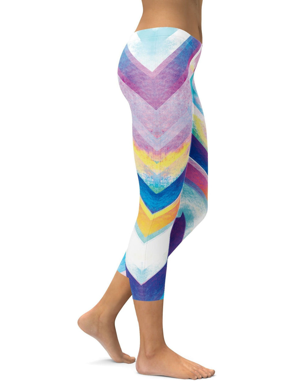 Zigzag Striped Capris – GearBunch