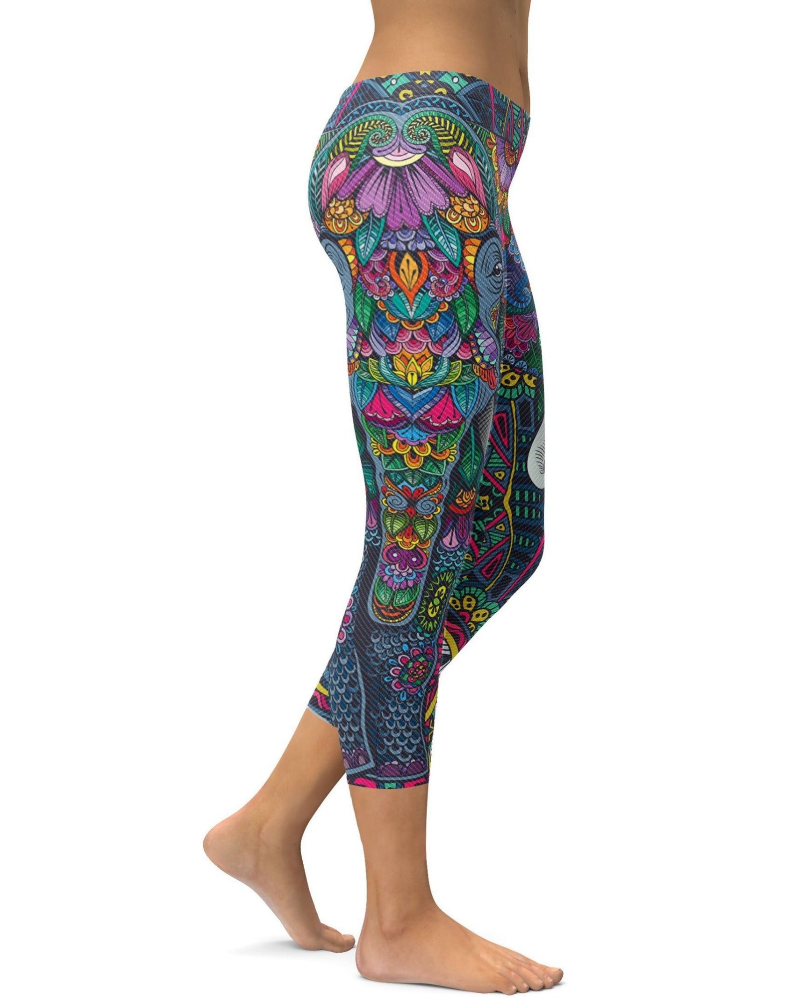 Colorful Elephant Capris – GearBunch