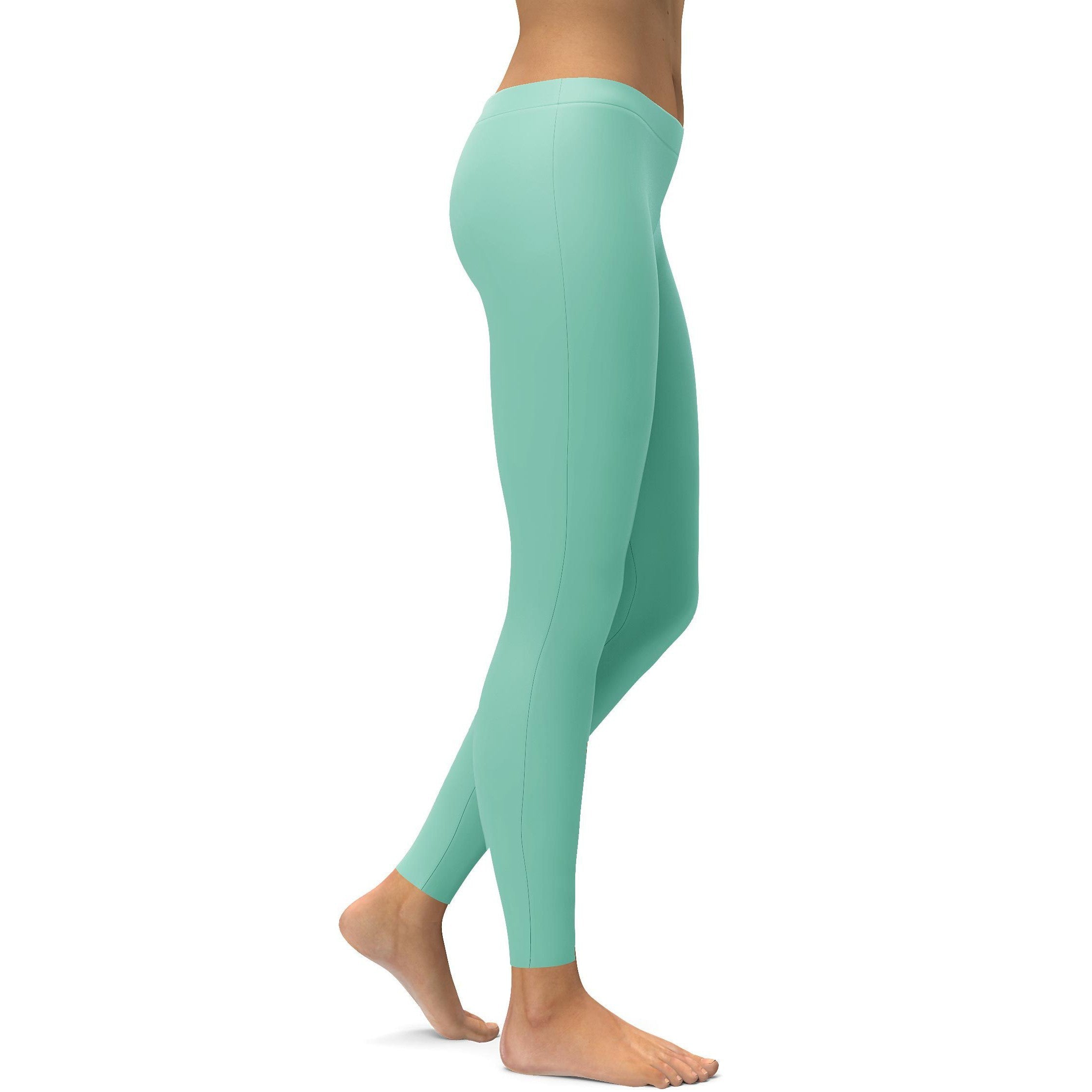Solid Mint Green Leggings