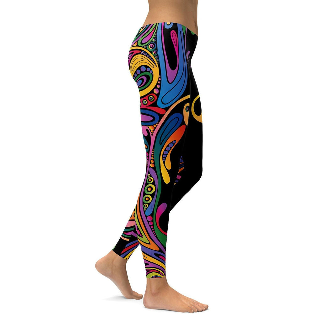 Colorful Swirl Leggings – GearBunch