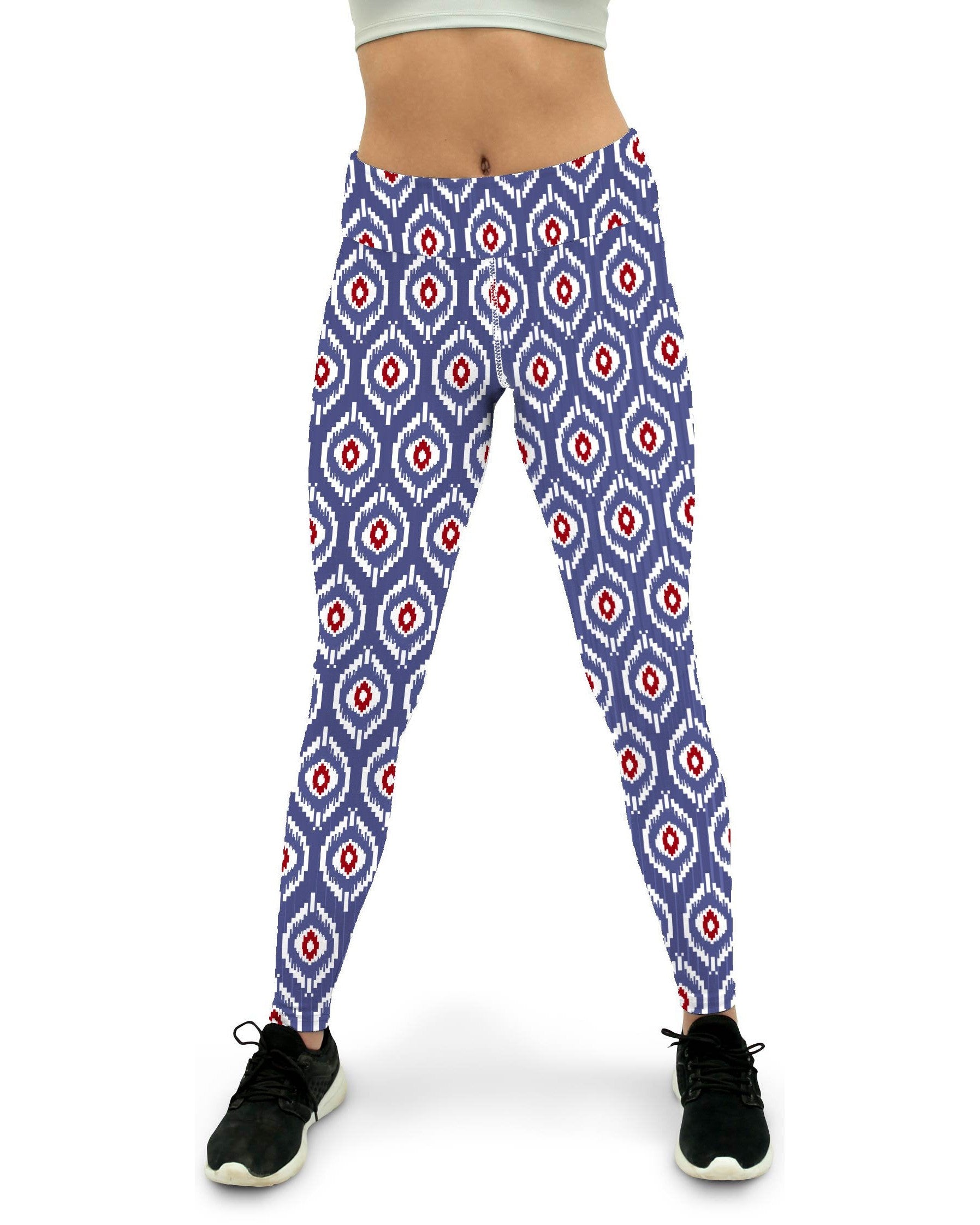 Batik Inspired Yoga Pants
