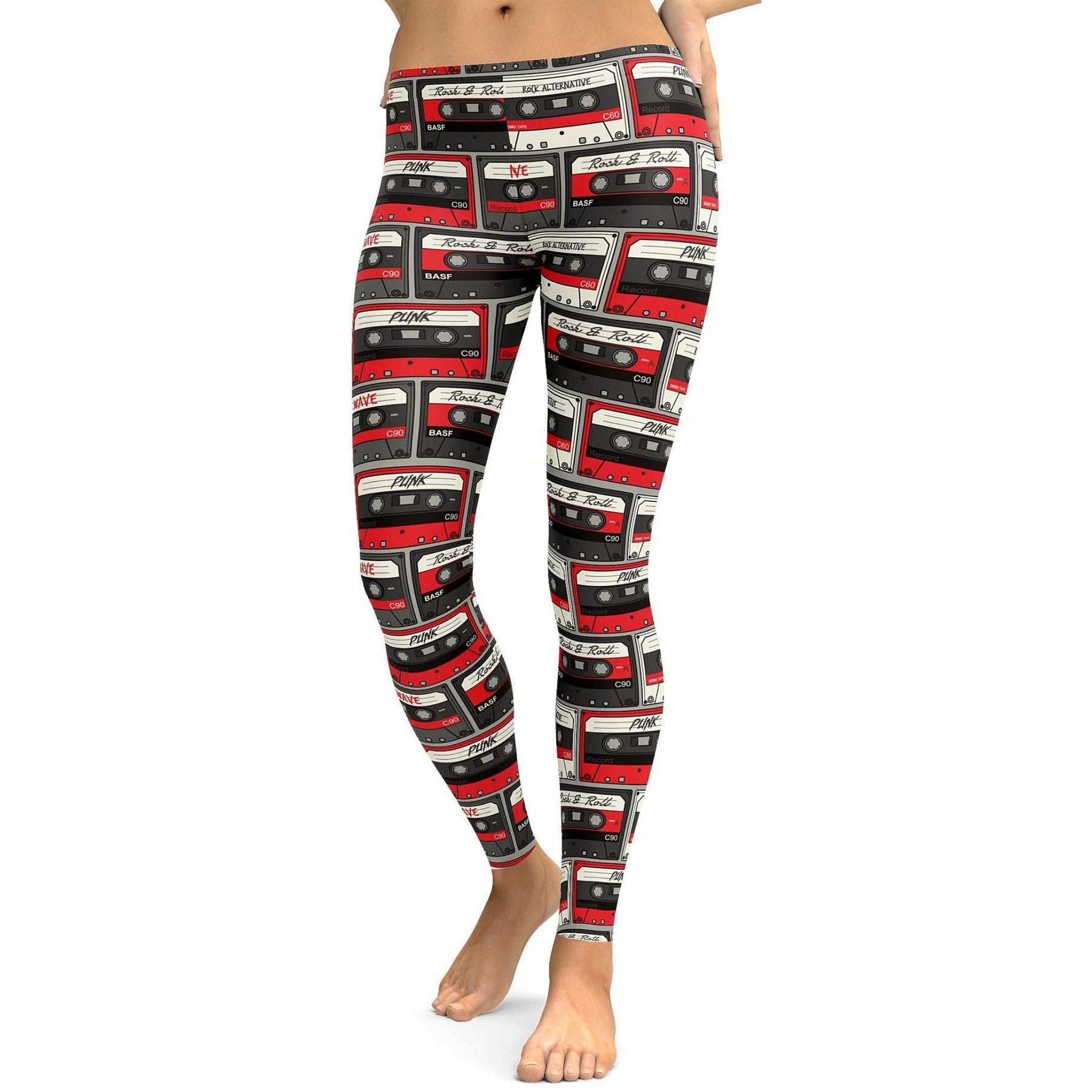 Retro Cassette Tapes Leggings | Women's Leggings | GearBunch