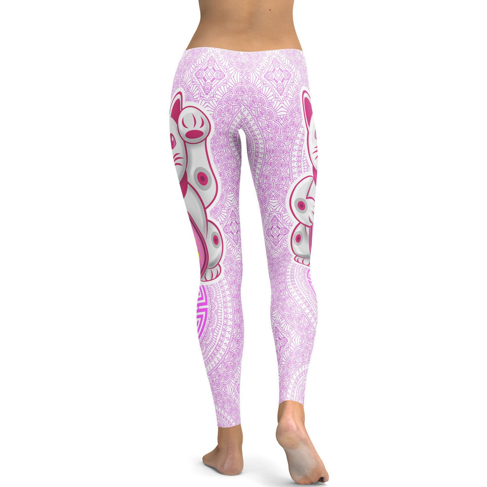 Lucky Cat Leggings | Women's Leggings | GearBunch